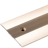 China Metallic Aluminum Transition Strip For Tile Wood Edge for sale