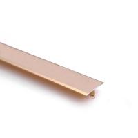 China T Shape Aluminum Transition Strip For Tile Trim Between Wood Floor for sale