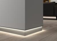 China Aluminum Alloy Profile Led Skirting Board Line High Quality Aluminum Corner Extruded Light LED Profile for sale