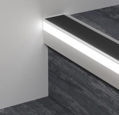 China Stair Anti Slip Aluminum LED Profiles for sale