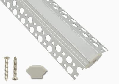 China Recessed Aluminium LED Profile For Led Strips Lighting With Spring Clip for sale