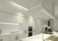 China Recessed Aluminium LED Profile For Led Strips Lighting With Spring Clip for sale