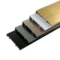 China Curved Aluminum Skirting Board for sale