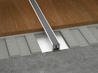 China Aluminum Extrusion Profile Floor Movement Joint Interior Decoration for sale