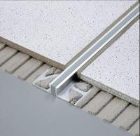 China Aluminum Alloy Movement Joint Wood Floor And Tile Finishing Closing for sale