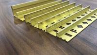 China Decorative Brass Strip 3mm Modern Interior Decoration Mood Floor Tile Trim for sale