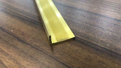 China Decorative Brass Strip 3mm Modern Interior Decoration Mood Floor Tile Trim for sale