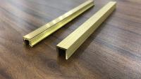 China Decorative Brass Strip 3mm Modern Interior Decoration Mood Floor Tile Trim for sale