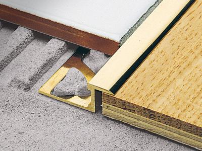 China Interior Decoration Luxurious Brass Edging Strip Brushed Brass Tile Trim 10mm for sale