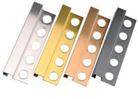 China 410 Stainless Steel Transition Strip Edge Decorative Tile Trim for sale