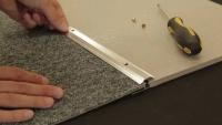 China Aluminium Alloy Extra Wide Carpet Transition Strip Interior Decoration for sale