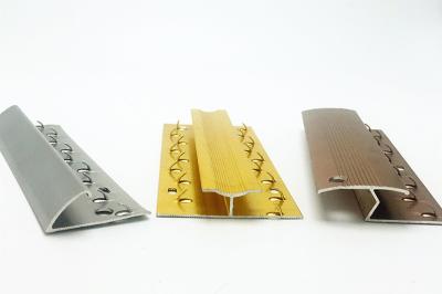 China Hotel Carpet Decoration Aluminum Carpet Trim Floor Carpet Transition Strips for sale