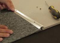 China Hotel Carpet Decoration Aluminum Carpet Trim Floor Carpet Transition Strips for sale