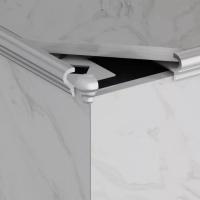 China Aluminum Alloy Extrusion Profile Tile Corner Edge Trim Strips for sale
