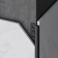 China Aluminum Alloy Extrusion Profile Tile Corner Edge Trim Strips for sale