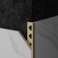 China Aluminum Alloy Extrusion Profile Tile Corner Edge Trim Strips for sale