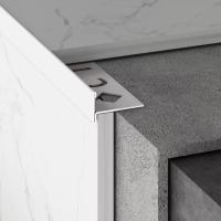 China Aluminum Alloy Extrusion Profile Tile Corner Edge Trim Strips for sale