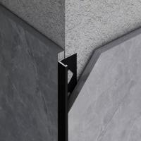 China Aluminum Alloy Extrusion Profile Tile Corner Edge Trim Strips for sale