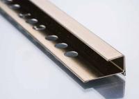 China TUV 10mm Brushed Stainless Steel Corner Trim Stainless Steel Skirt Board Line for sale