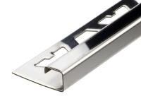 China TUV 10mm Brushed Stainless Steel Corner Trim Stainless Steel Skirt Board Line for sale