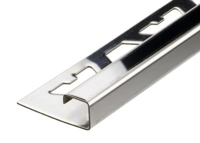 China TUV 10mm Brushed Stainless Steel Corner Trim Stainless Steel Skirt Board Line for sale