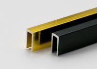China Wholesale Luxurious Design Aluminium U Shape Edge Protection Aluminium Ceramic Tile Trim Metal Tile Profile for sale