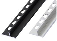 China Decorative metallic interior baseboard for Aluminum cover line skirting board for tile trim for sale