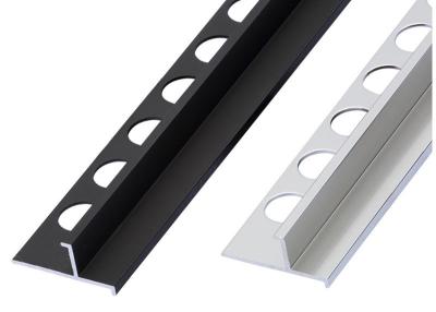 China Decorative metallic interior baseboard for Aluminum cover line skirting board for tile trim for sale
