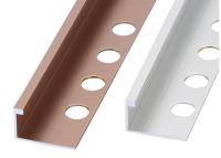 China Decorative metallic interior baseboard for Aluminum cover line skirting board for tile trim for sale