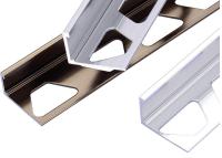 China Decorative metallic interior baseboard for Aluminum cover line skirting board for tile trim for sale
