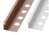 China Aluminum Extrusion Profile Tile Trim Strips Ceramic Decorative Tile Edge Corner Trim for sale