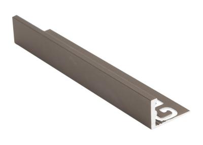 China TUV Electrophoresis Aluminum Transition Strip 20mm To The Wood Of The Wardrobe for sale