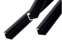 China TUV Electrophoresis Aluminum Transition Strip 20mm To The Wood Of The Wardrobe for sale