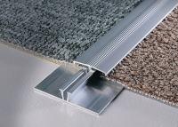 China Anodized Aluminum Carpet Trim Foyer Of Hotel Plaza Bank for sale