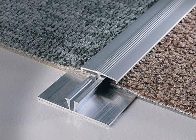 China Anodized Aluminum Carpet Trim Foyer Of Hotel Plaza Bank for sale