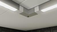 China 10mm Aluminum LED Profiles For Strip Lights Interior Lighting With Frosted Cover for sale