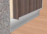 China Polished Stainless Steel Skirting Board Stainless Steel Baseboard Skirting Line for sale