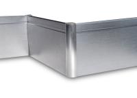 China Waterpoof Stainless Steel Clip On Skirting Board Skirting Board Tiles Bathroom for sale