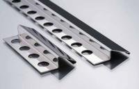 China Decoration Stainless Steel Transition Strip Floor Tile Trim Corner T Shape Line for sale