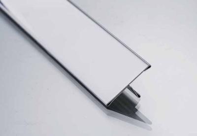 China 316 Stainless Steel Edge Strip Tile Trim Border Transition Profile Strips for sale