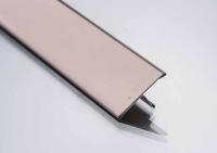 China 316 Stainless Steel Edge Strip Tile Trim Border Transition Profile Strips for sale