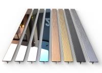 China 316 Stainless Steel Edge Strip Tile Trim Border Transition Profile Strips for sale