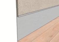 China Waterproof Metal Skirting Boards Bunnings 2mm for sale