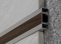 China Aluminum Extrusion Profile Key Features And Surface Treatment Ceramic Tile Edge Trim Strips for sale