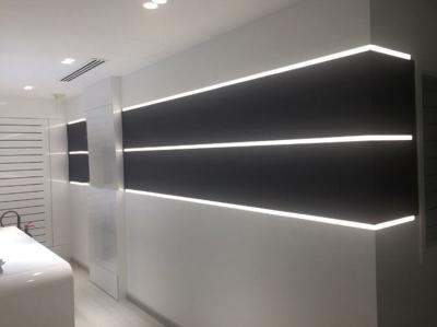 China Polished 2m Aluminum LED Profiles For Furniture Glass Cabinet for sale