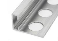 China Aluminum Alloy Metal Tile Trims Interior Decoration Square Tile Edge Corner Trimming for sale