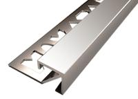 China Aluminum Alloy Metal Tile Trims Interior Decoration Square Tile Edge Corner Trimming for sale