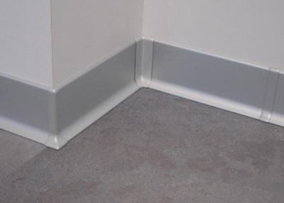 China TUV Metal Aluminum Floor Skirting For Kitchen Wall for sale