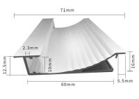 China 1.8m Corner Aluminium Profile Light Baseboard Home Decoration for sale