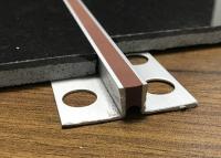 China Ceramic Flooring 10mm Aluminium Movement Joint For Stone Floors for sale